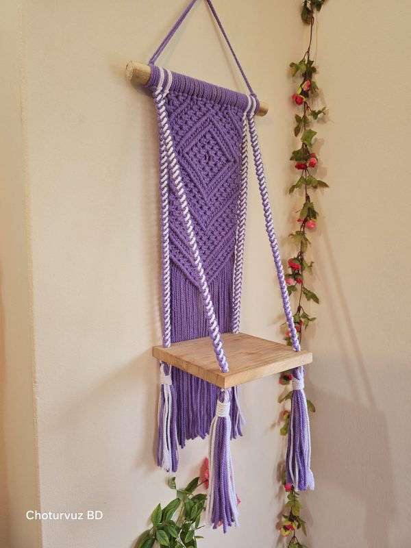 Macrame shelf – Choturvuz