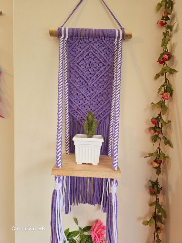 Macrame shelf – Choturvuz